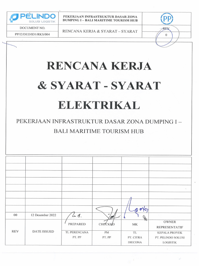 RKS - Mekanikal Elektrikal - Elektrikal | PDF