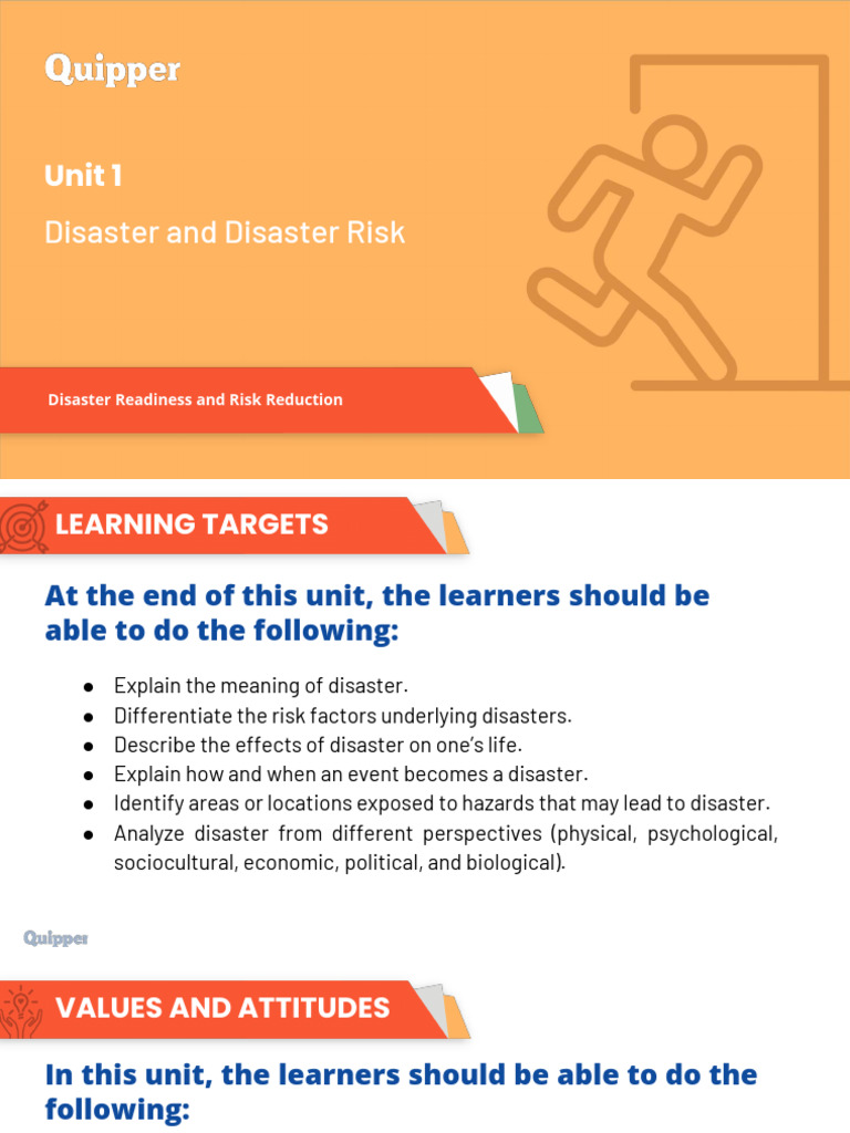 Understanding Disaster Risks and Readiness | PDF | Natural Disasters ...
