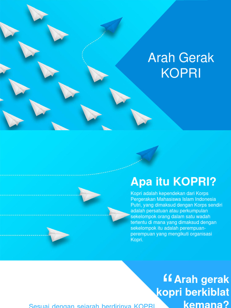 Arah Gerak dan Visi KOPRI PMII | PDF