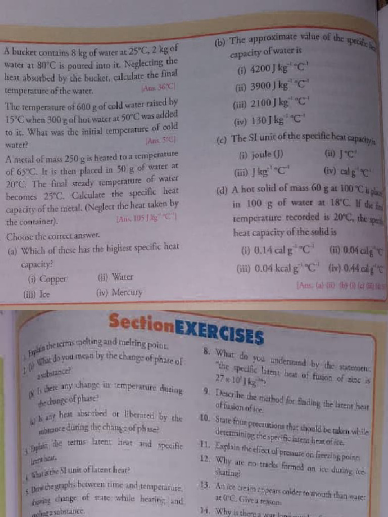 Physics Heat | PDF | Latent Heat | Heat