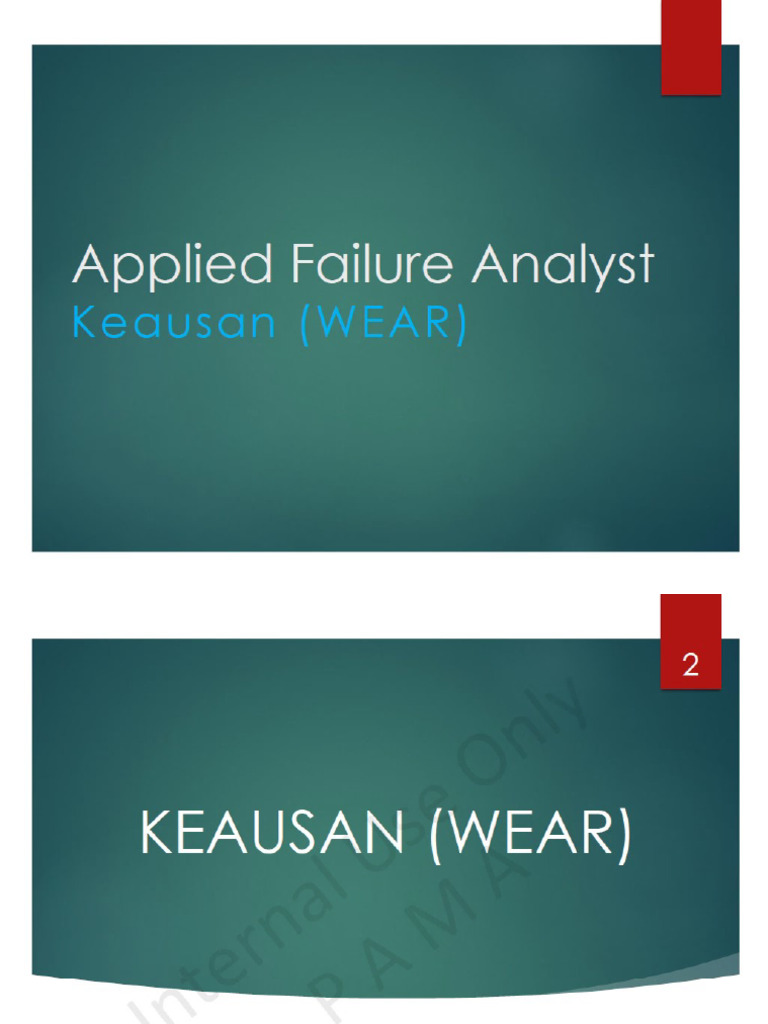 Basic - Keausan | PDF