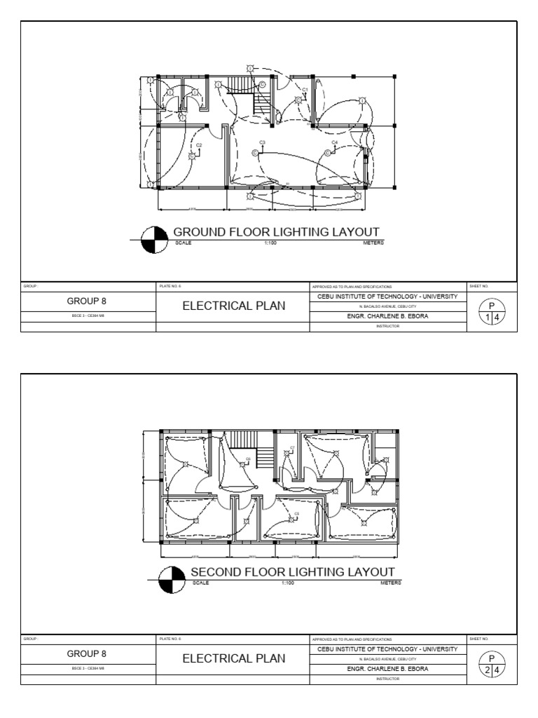 Ce364m8 Electrical-Plans Group-8 | PDF