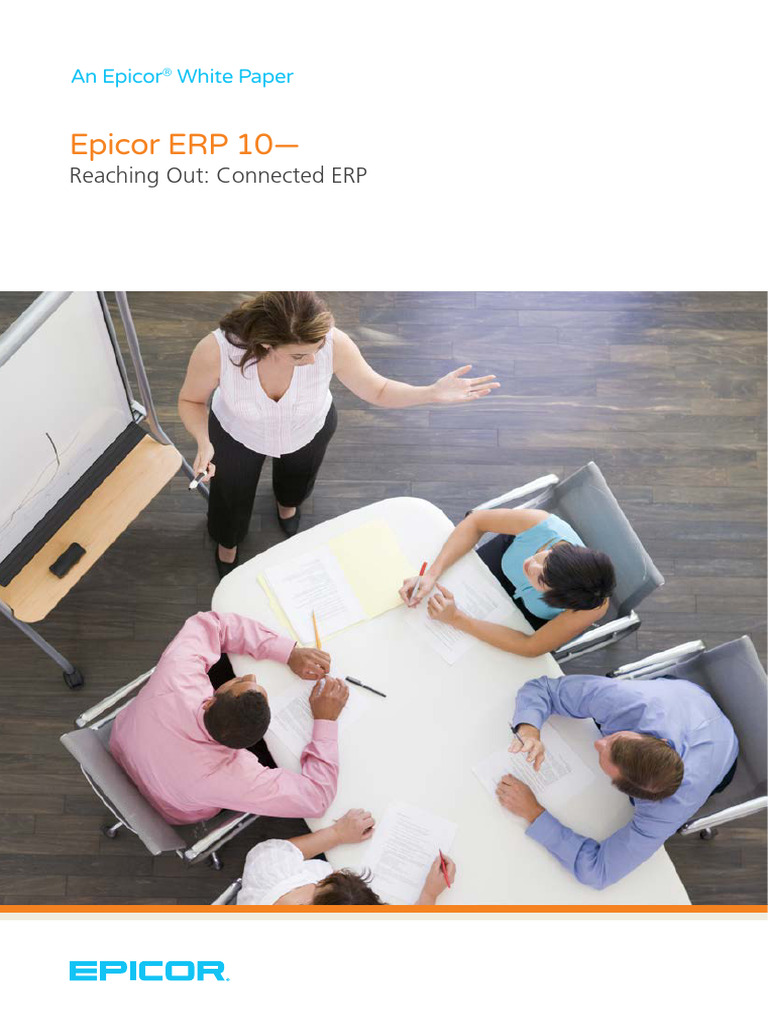 Epicor ERP 10 Connected ERP Whitepaper | PDF | Enterprise Resource ...