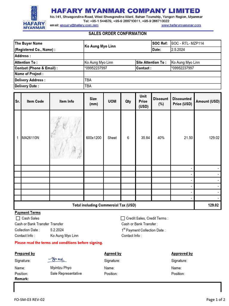 Ko Aung Myo Linn 114 5.2.24 | PDF | Financial Services | Market (Economics)