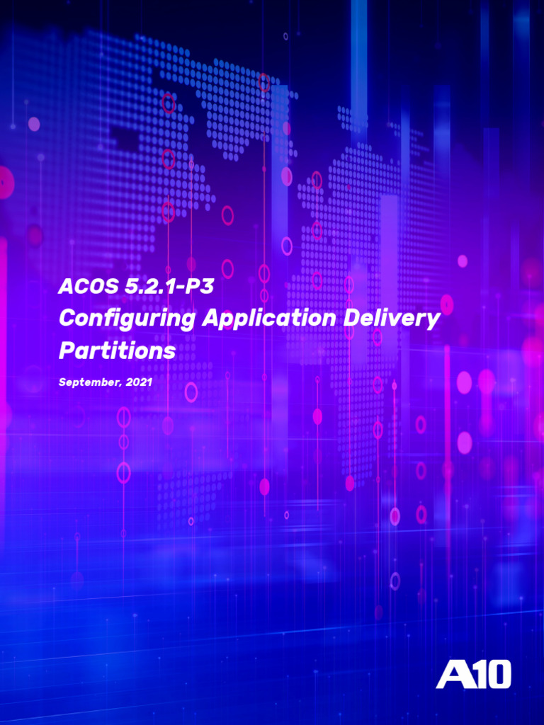 Configuring Application Delivery Partitions: ACOS 5.2.1-P3 | PDF | Superuser | Command Line ...