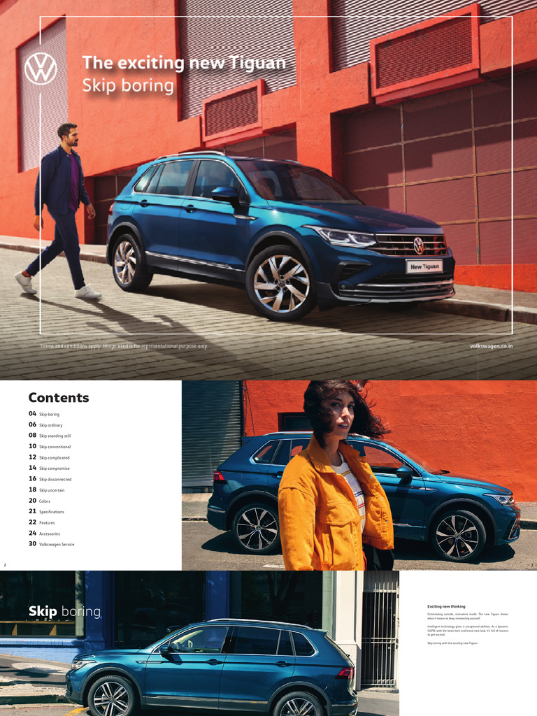 2023 Volkswagen Tiguan Brochure | PDF | Seat Belt | Trunk (Car)