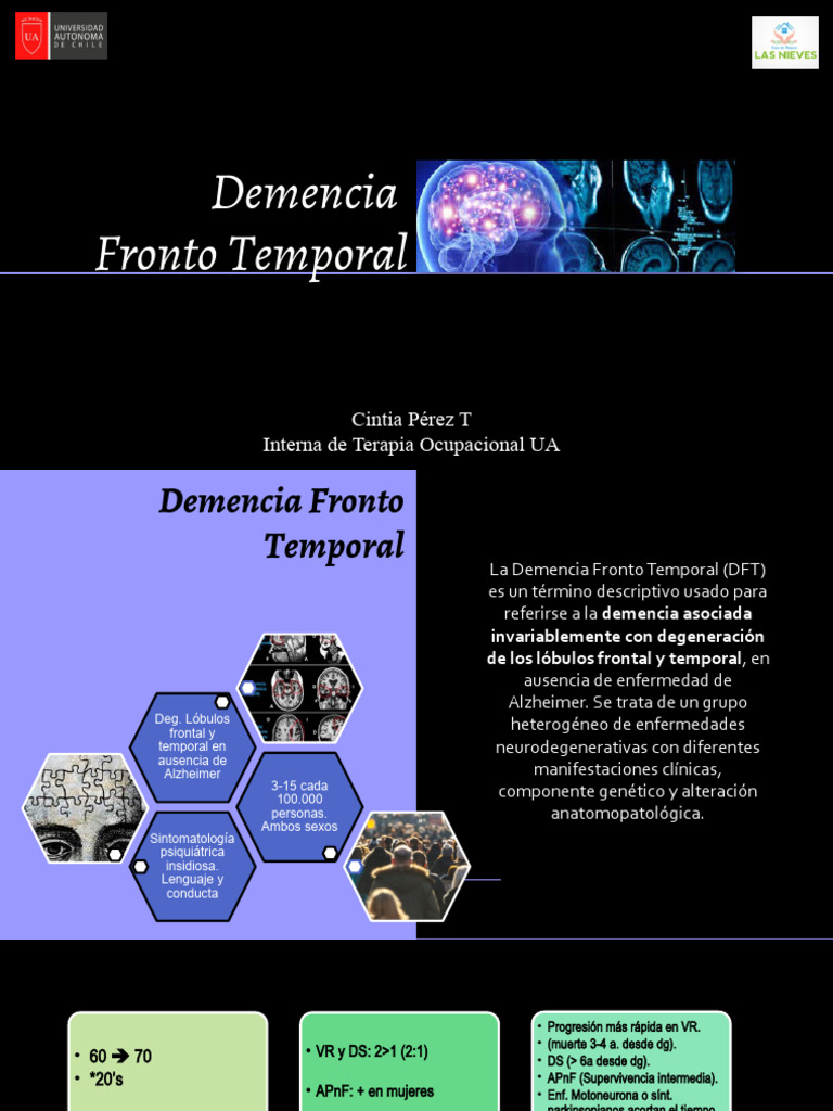 Demencia Fronto Temporal | PDF | Demencia | Ciencia cognitiva