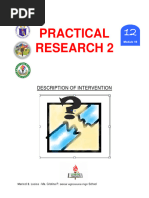 Practical Research 2 Grade 12 | PDF | Learning | Methodology