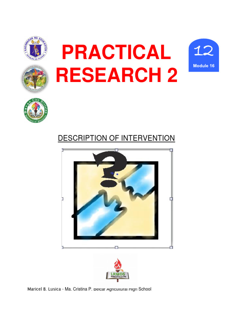 Q2 Practical Research 2 Module 16 | PDF | Experiment | Mental Disorder
