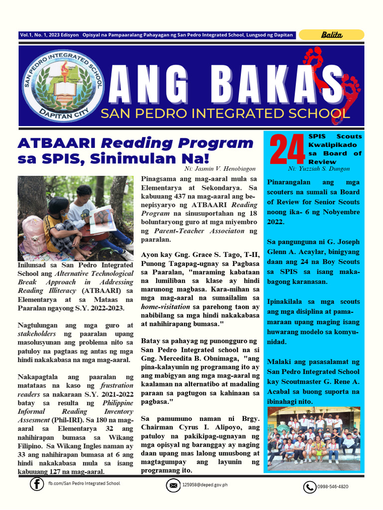 ANG BAKAS - SPIS Passport | PDF