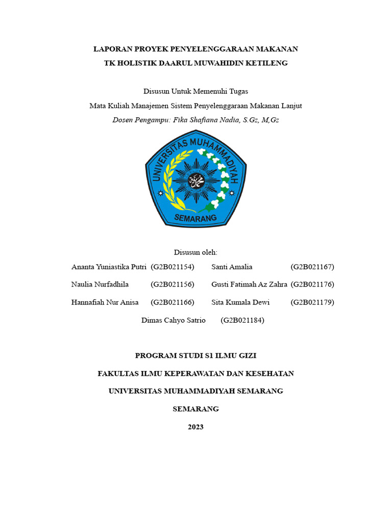 156 - Naulia Nurfadhila - Laporan TK Mspm-Dikompresi | PDF
