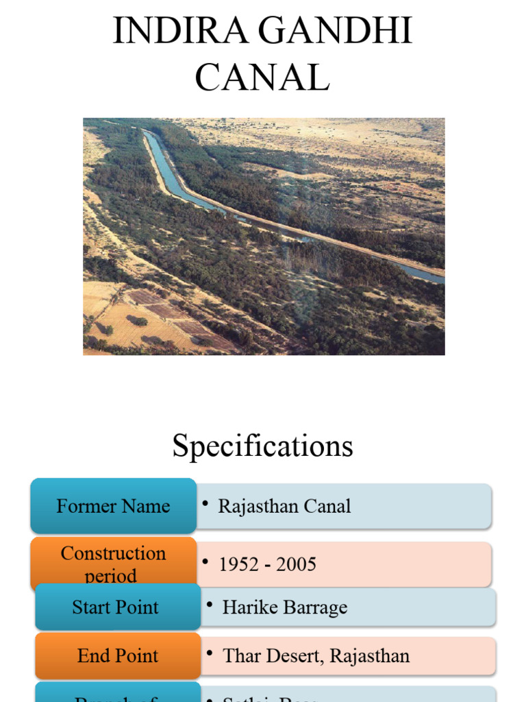 Indira Gandhi Canal | PDF | Water And Politics | Water And The Environment