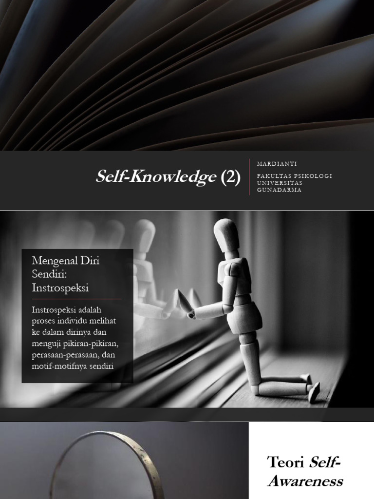 10 - Self-Knowledge | PDF