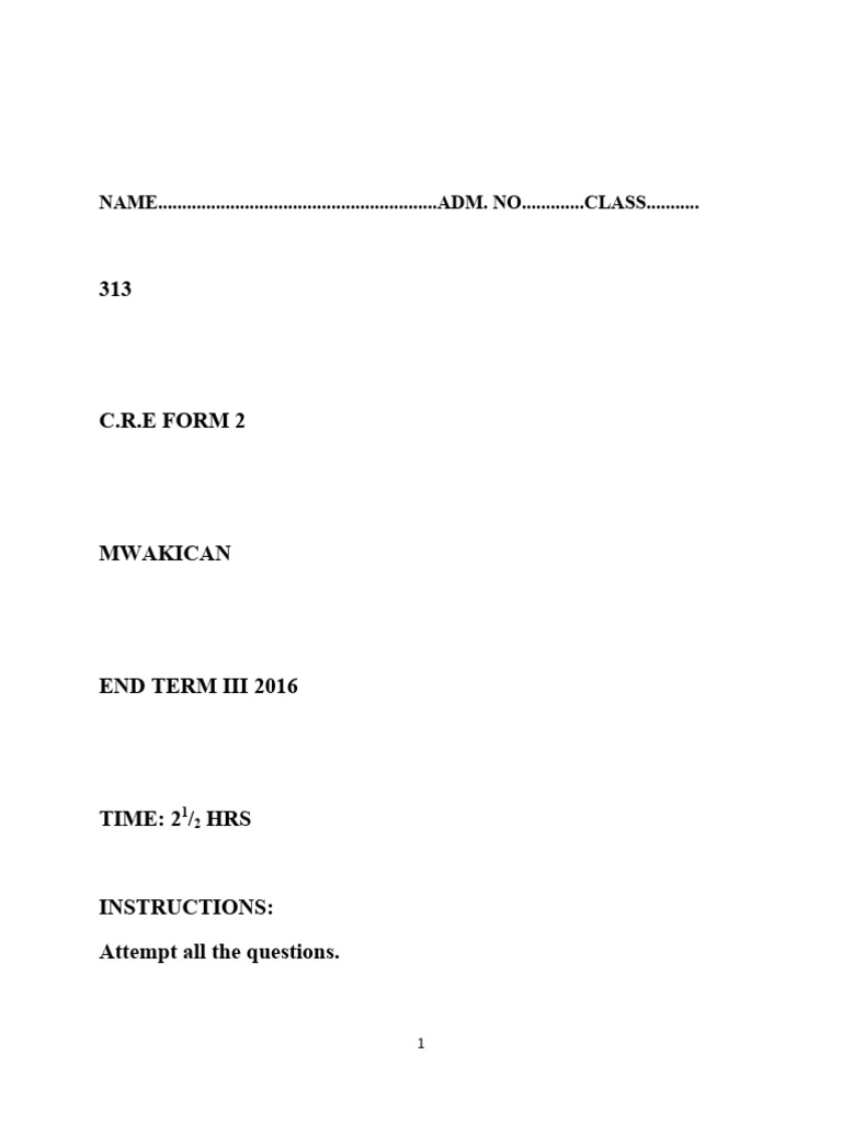Cre Form 2 Mod23042022001 | PDF