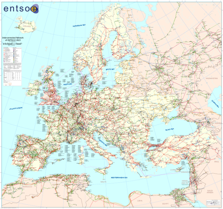 Map - ENTSO-E-4 000 000 | PDF