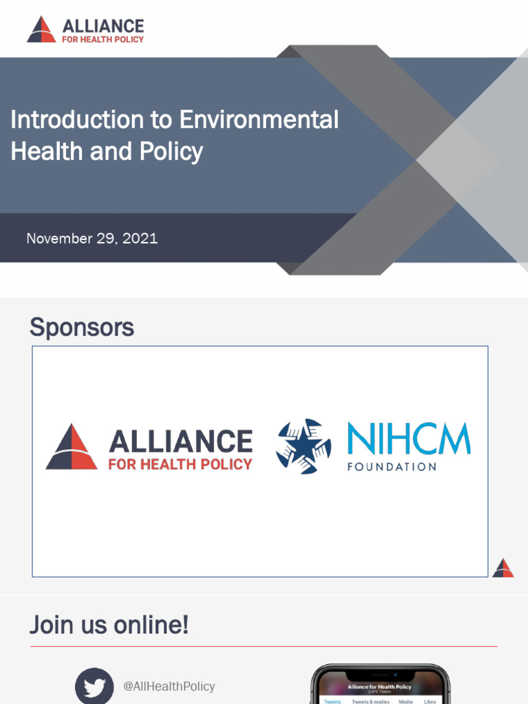 11.29.21 Introduction To Environmental Health and Policy Presentation ...