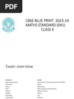 Class 10 CBSE Blueprint 2025-26 | PDF
