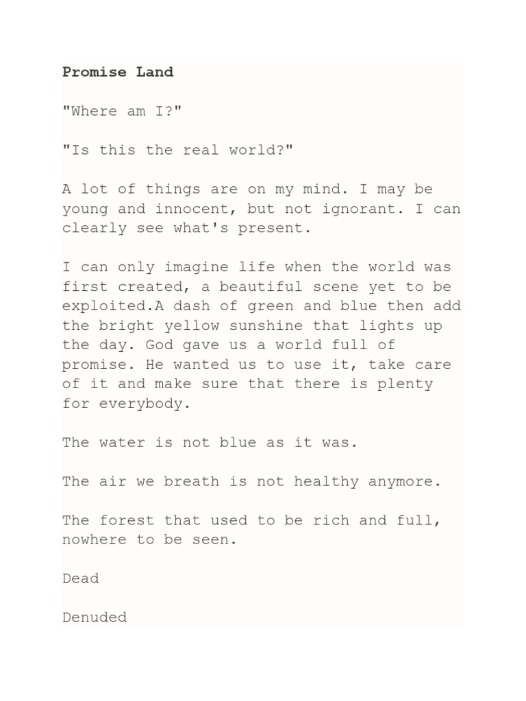 promise land | PDF