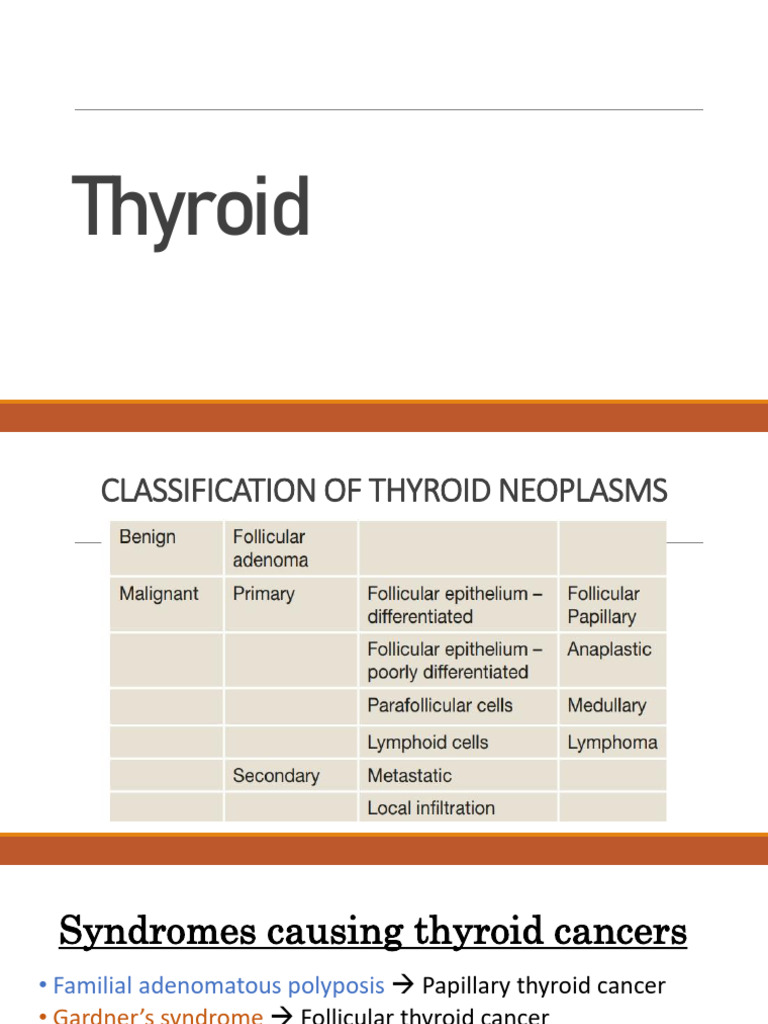 Ca Thyroid | PDF | Cancer | Neoplasms