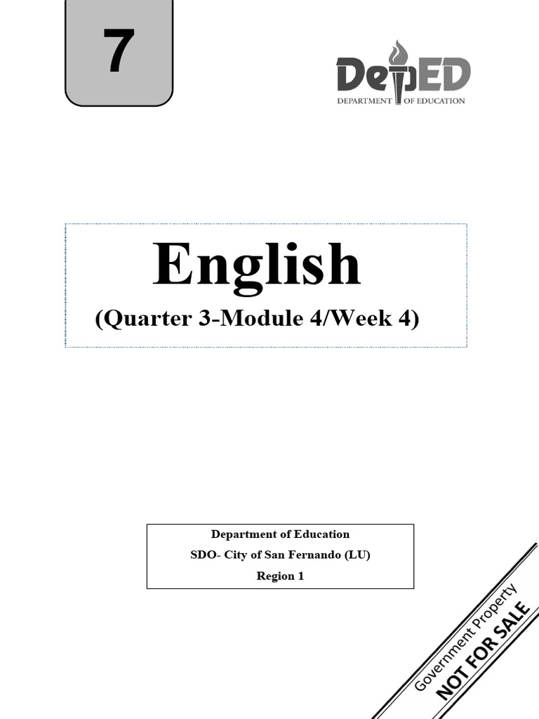 English7 - Q3 W4 Biagnilam Ang | PDF