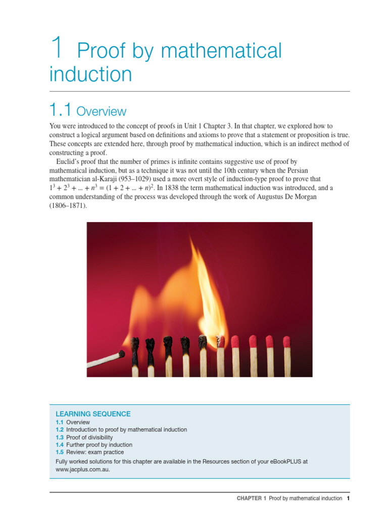 Advanced Math Chapter 1 Proofbymathematicalinduction Download Free