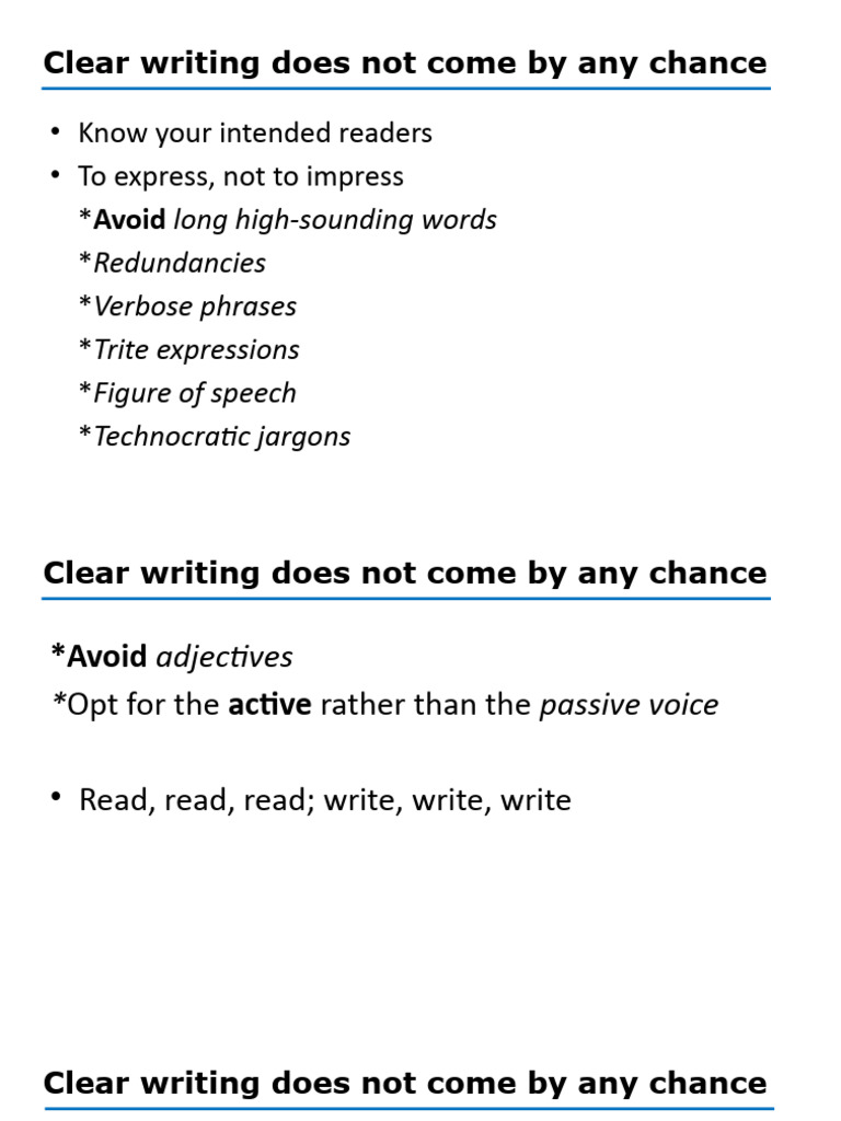 Writing and Editing Tips Guide | PDF | Jargon | Linguistics
