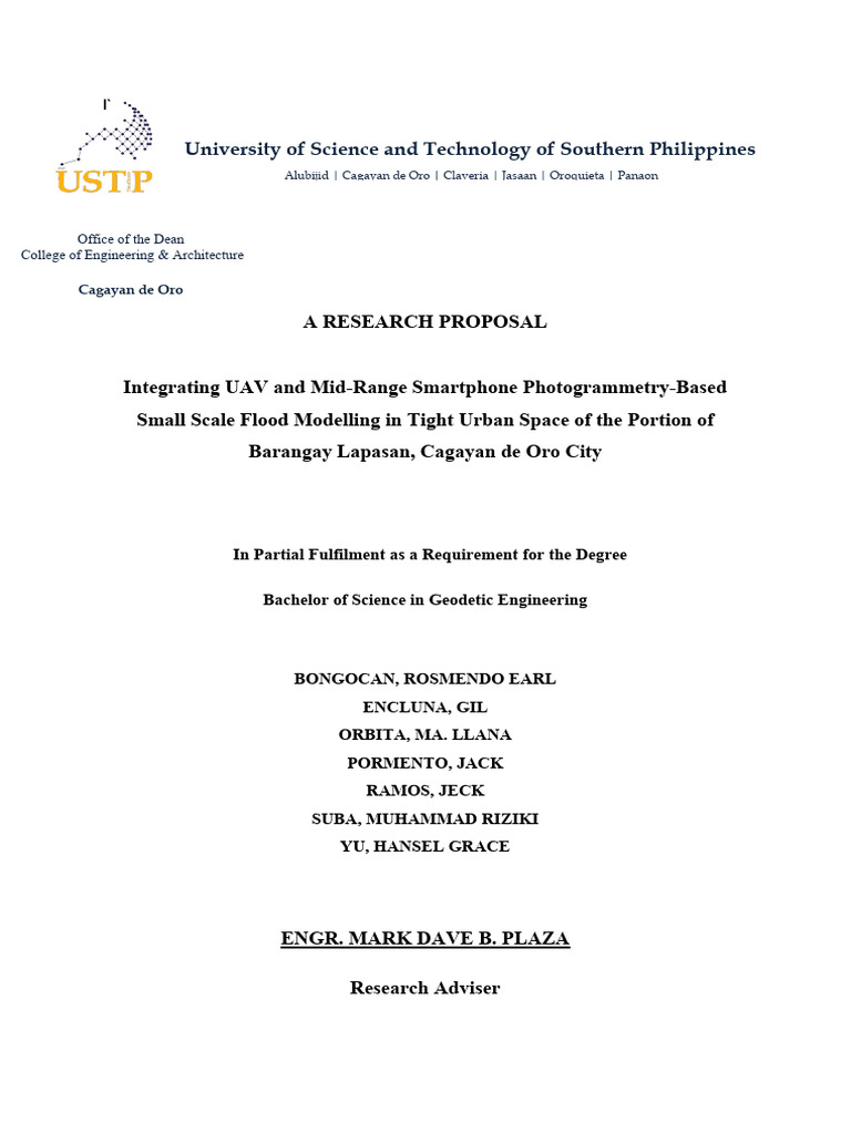 Research Proposal | PDF | Flood | Hydrology