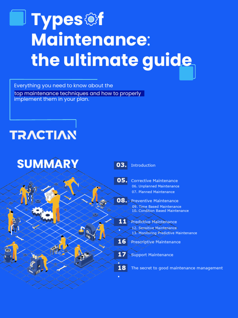 Ebook Types of Maintenance The Complete Guide | Download Free PDF ...