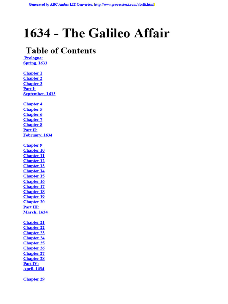 Eric Flint - 1634 - The Galileo Affair | PDF | Duel | Eric Flint