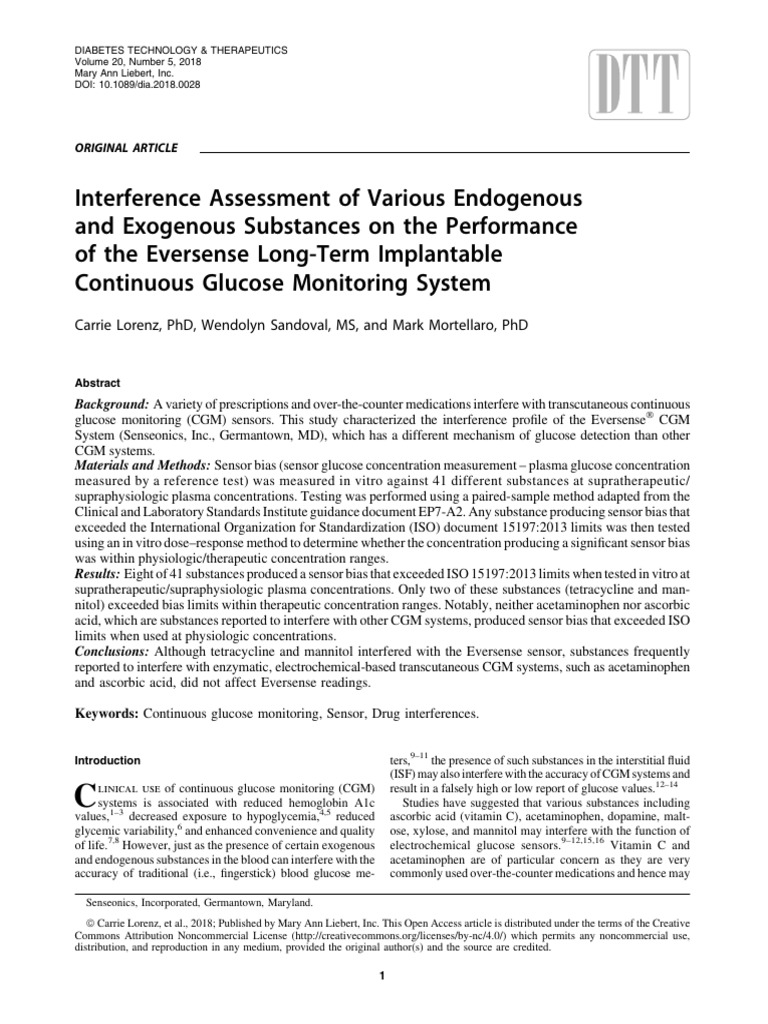 CGM | PDF | Glucose | Diabetes Management