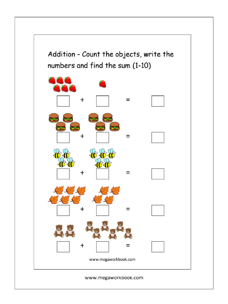 Aaddition 1-10 | PDF