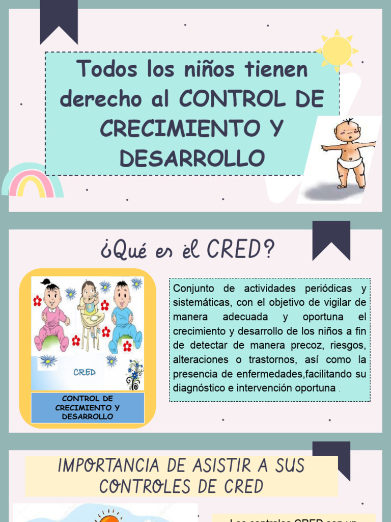 Importancia del Control CRED en Niños | PDF | Comportamiento | Evaluación