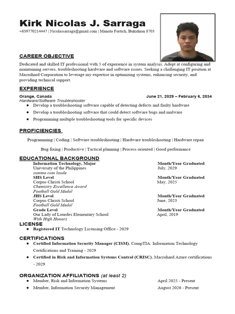 Ssx99o2fw - RESUME and Cover Letter (RWS) SY 2023-24 | PDF | Software | Computing