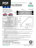 Tensar TX 160 Geogrid Specifications | PDF | Stiffness | Materials