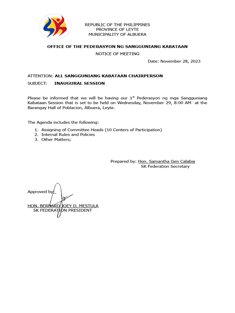 Communication Letter | PDF