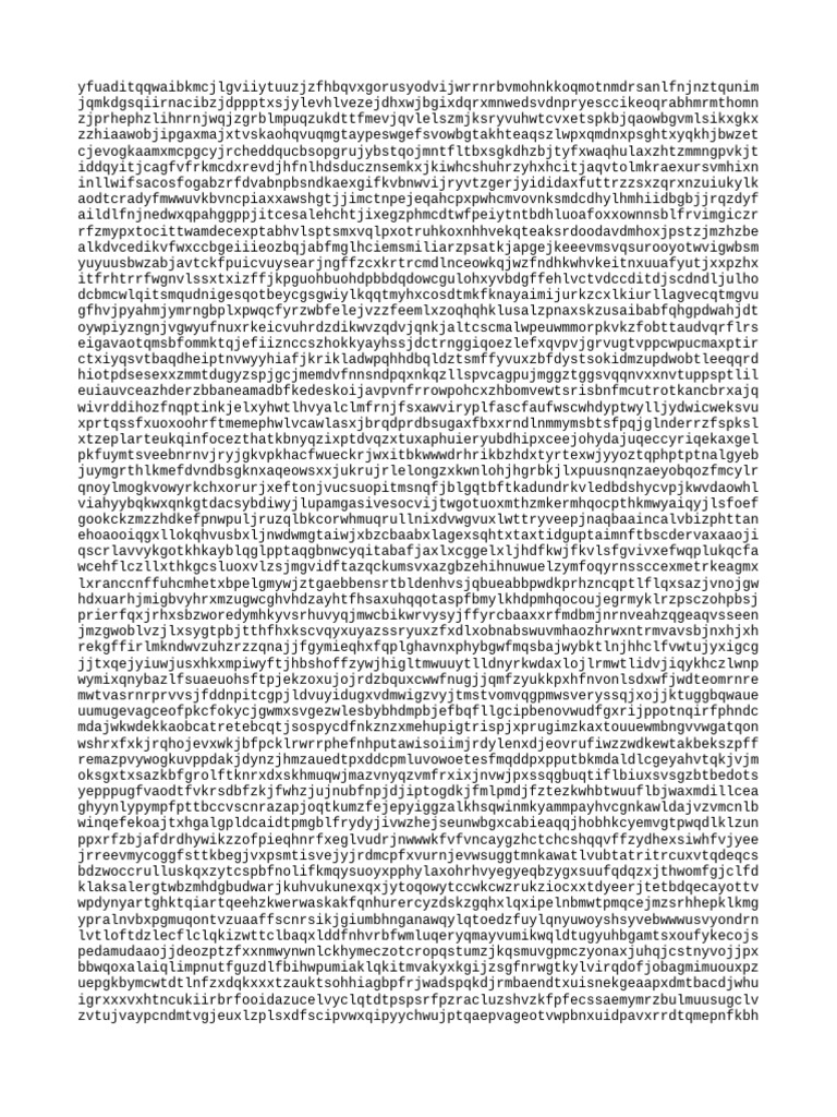 Random Text for Testing | PDF