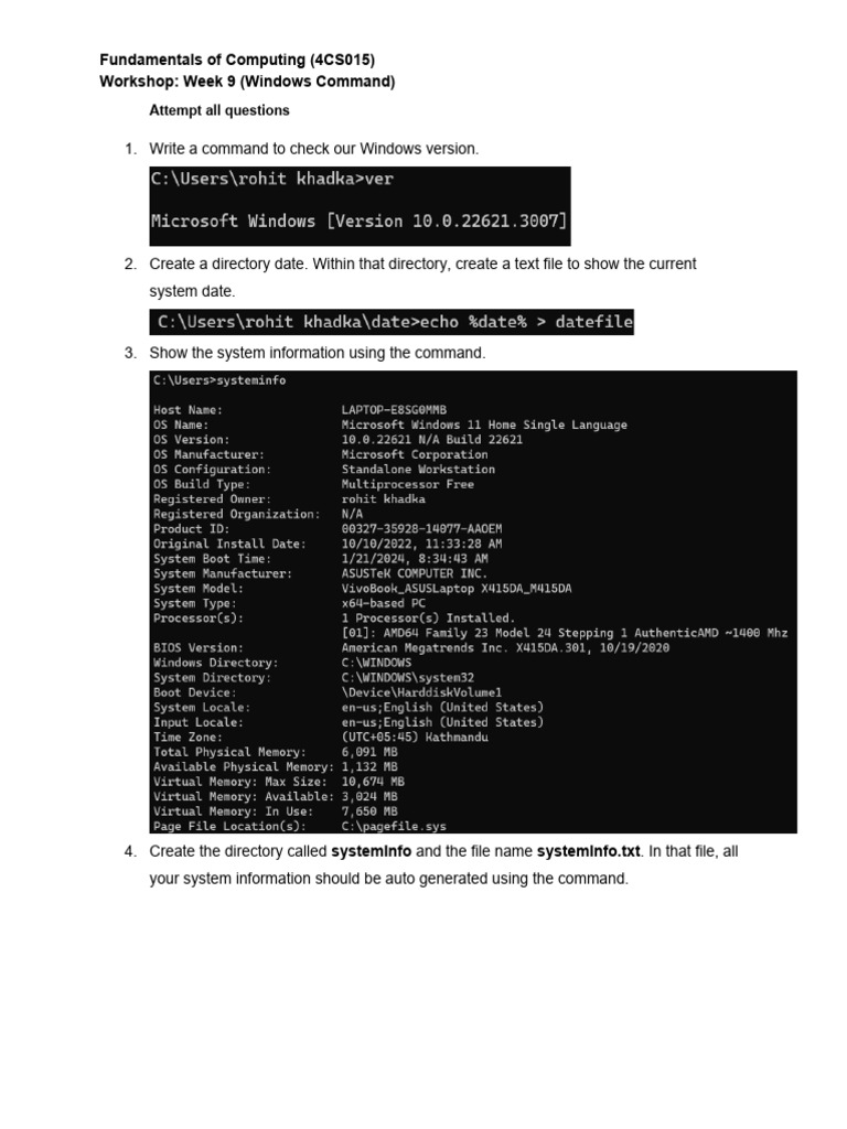 Rohit Khadka Workshop 9 | PDF