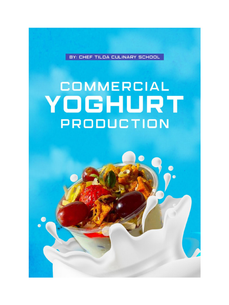 Starting a Yogurt Business Guide | PDF | Yogurt | Milk