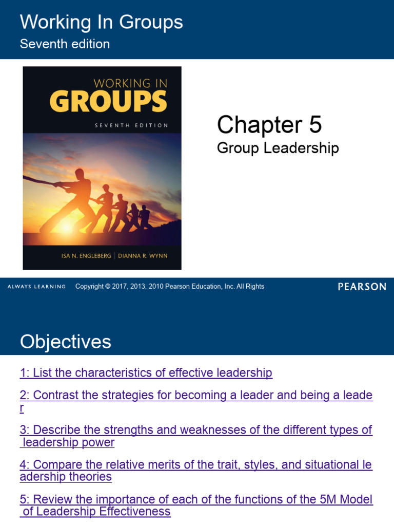 Chapter 5 Group Leadership | PDF | Leadership | Power (Social And Political)
