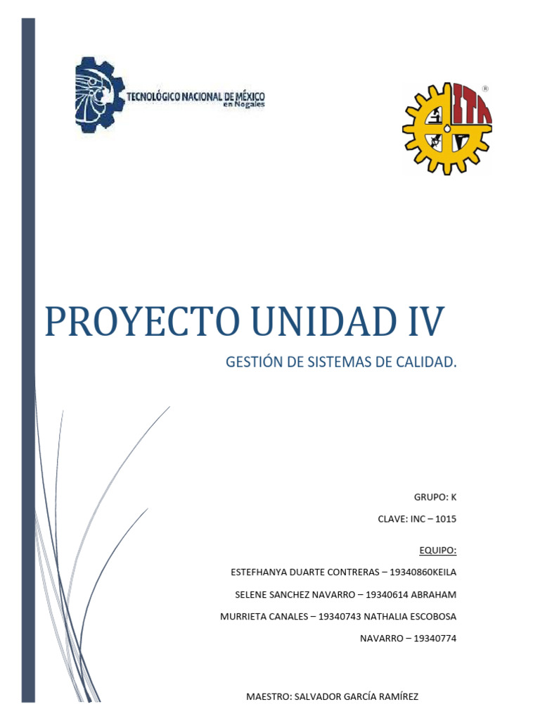 Proyecto U4 | Descargar gratis PDF | Planificación | Liderazgo