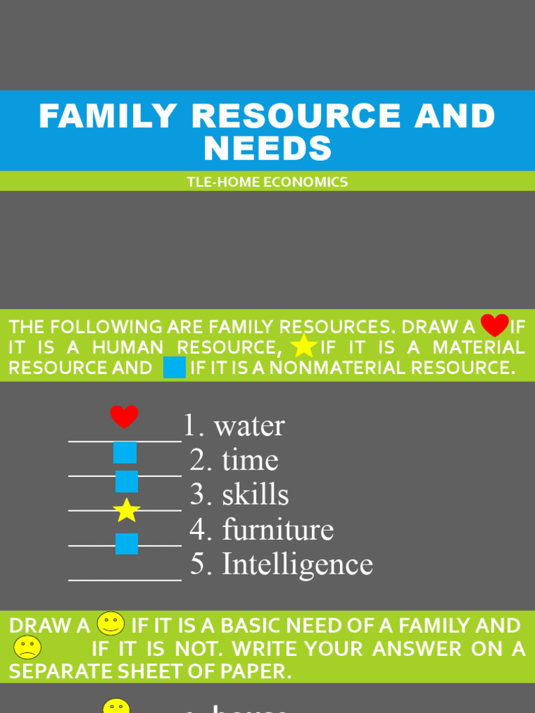 Family Resource and Needs | PDF