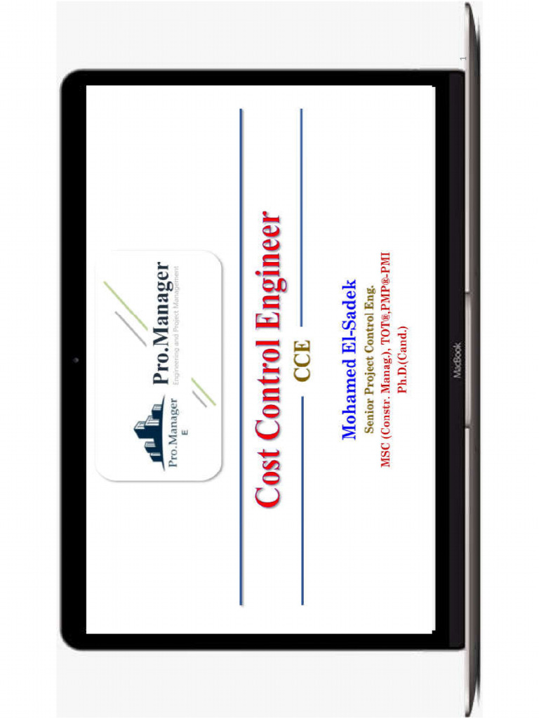 Cost Control Engineer | PDF