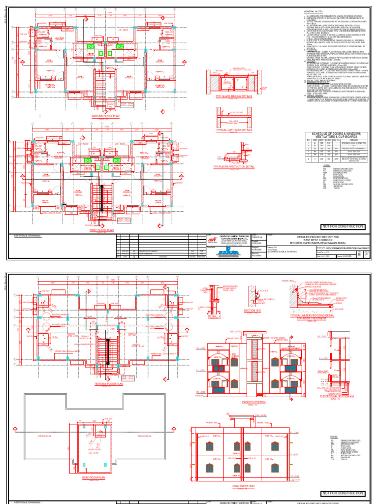 Type A Quarters - GAD | PDF | Tile | Door
