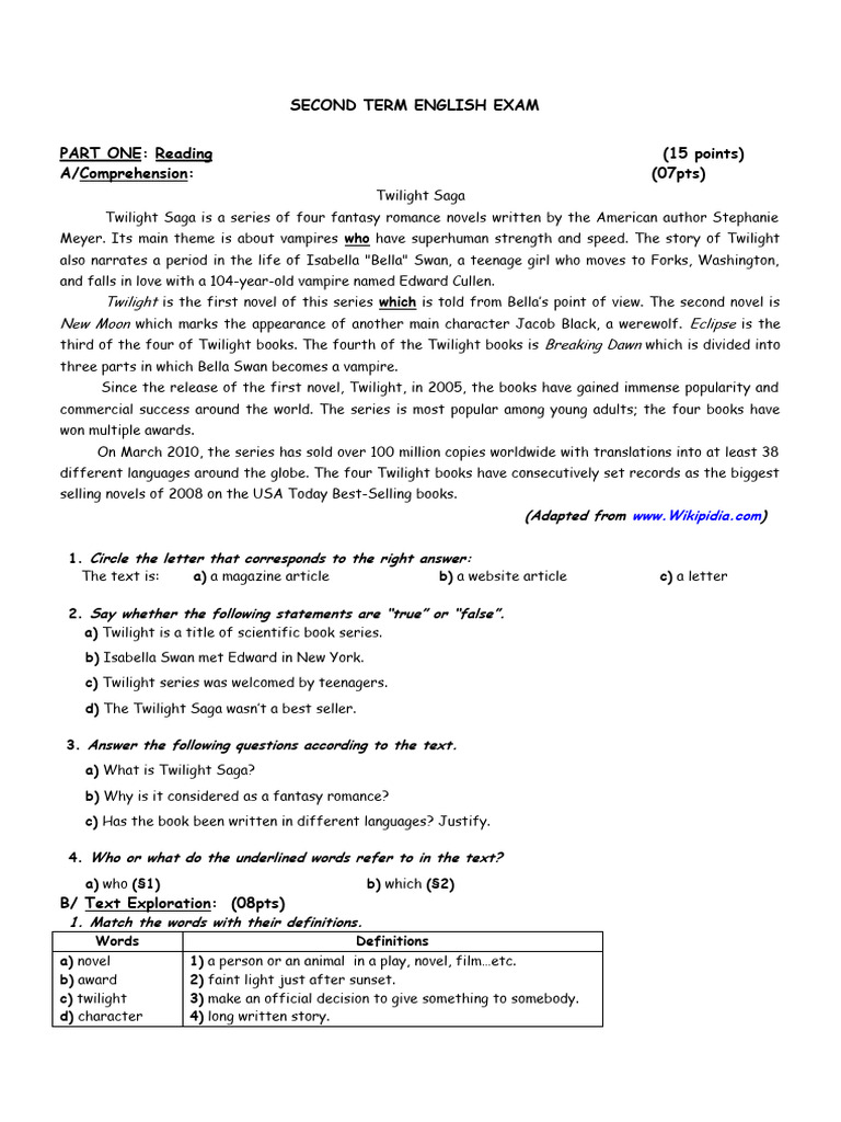 Twilight | Download Free PDF | Twilight (Meyer Novel) | Twilight (Novel ...