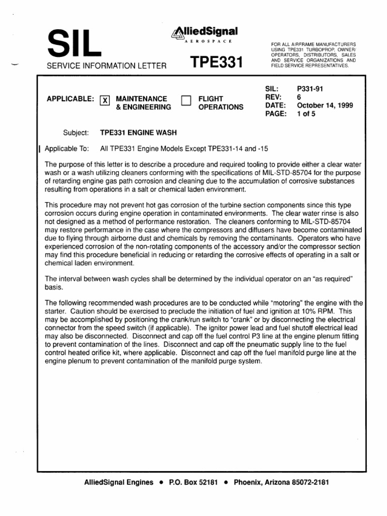 SIL P331 91 9257r6 | PDF