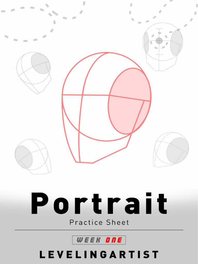 Portrait PracticeSheet - Leveling Artist | PDF