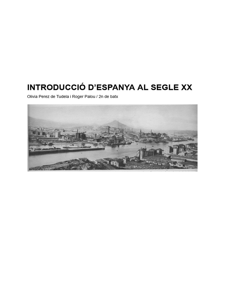 Historia Intro. S.XX | PDF