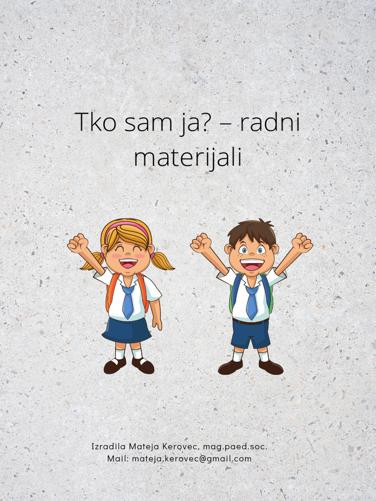 Tko Sam Ja - Radni Materijali | PDF