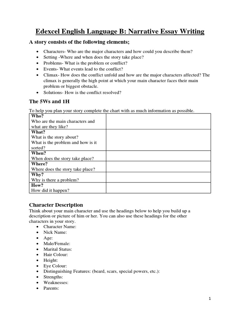 Narrative Essay Writing Guide | PDF | Cinderella | Narration