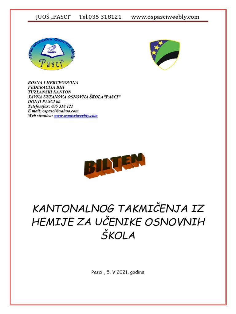 bilten_hemija_2021 | PDF
